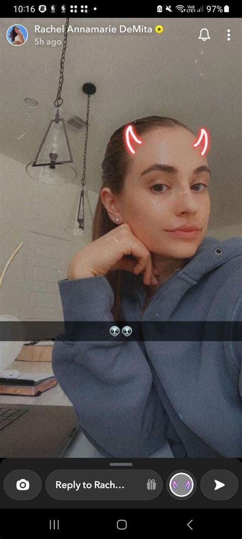 More snapchat : r/RachelDemita