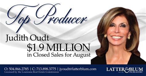 Share Article Judith Oudt Million In A Month August 2019 Latter