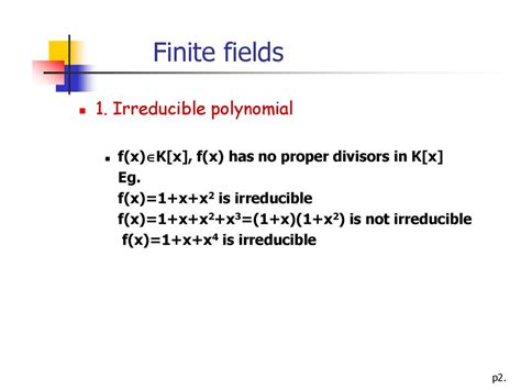 Finite Fields Rong Jaye Chen Ppt Download