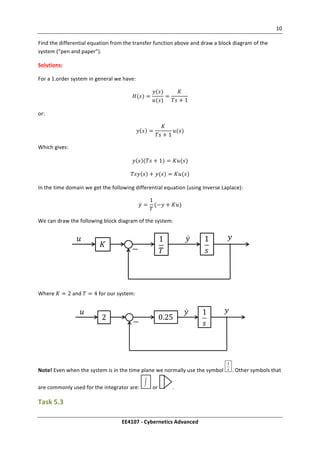 Exercise A Transfer Functions Solutions PDF