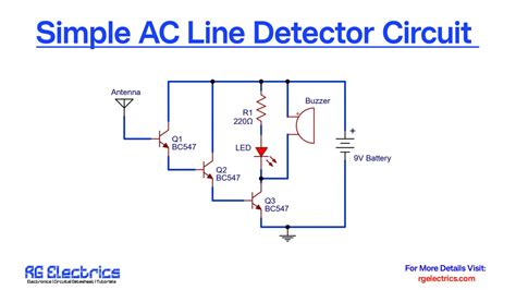 Simple BC LED Flip Flop Circuit RG Electrics