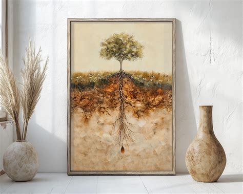 Parable Of The Mustard Seed Print Christian Art Jesus Poster Wall