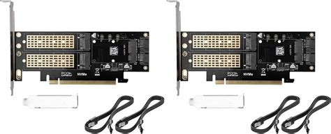 Amazon TAMOSH 2X 3 in 1 NGFFおよびMSATA SSDアダプターカード M 2 NVMEPCIe 16X M 2 SATA SSDSATA IIISATA