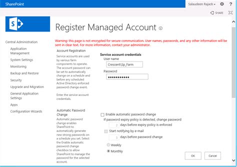 Configuring Managed Accounts In Sharepoint 2013 Sharepoint Diary