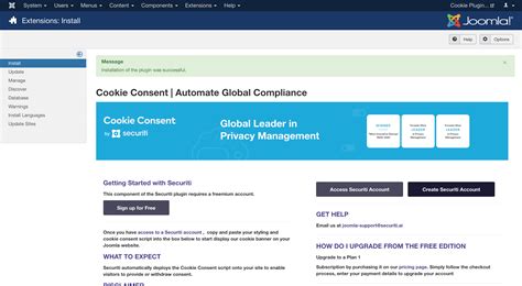 How To Setup Cookie Consent On Joomla 2022 Securiti