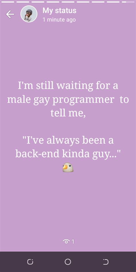 Any Male Gay Programmers Here Front End Or Back End ·