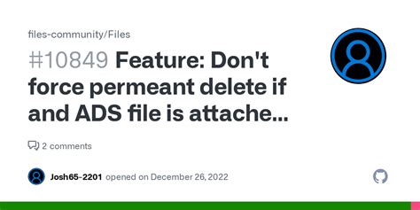 feature check for ads files linked to files that are being moved to