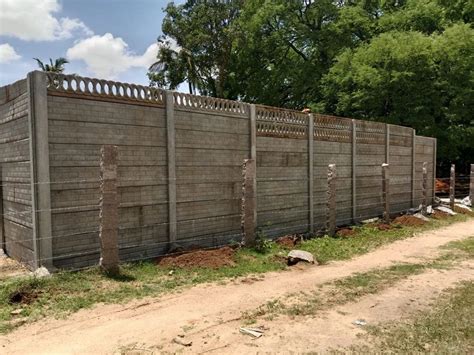 Precast Concrete Compound Wall With Brick Pattern 18m Height At ₹ 75