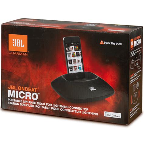 Meh JBL OnBeat Micro Speaker Dock With Lightning Connector