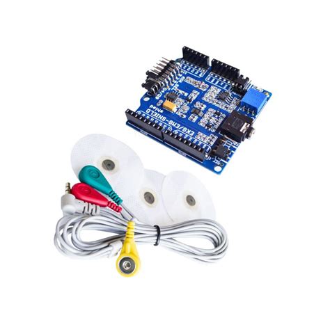 EMG ECG ARDUINO SHIELD WITH ELECTRODE PROB Majju PK
