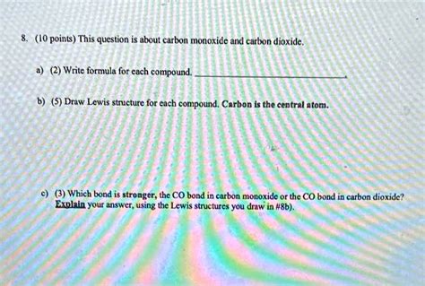 Solved Io Points This Question Is About Carbon Monoxide And Carbon