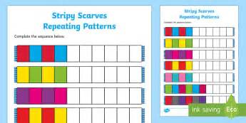 Repeating Patterns Activities Patterns EYFS Resources