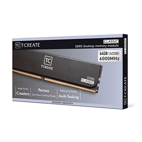 Teamgroup T Create Classic 64gb 2 X 32gb Ddr5 6000mhz Ram Specs