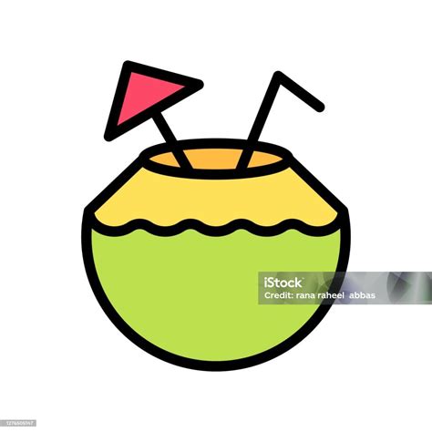 하와이 아이콘 관련 코코넛 워터 와 파이프와 우산 벡터 편집 가능한 스트로크 0명에 대한 스톡 벡터 아트 및 기타 이미지 0명 물 바다 Istock