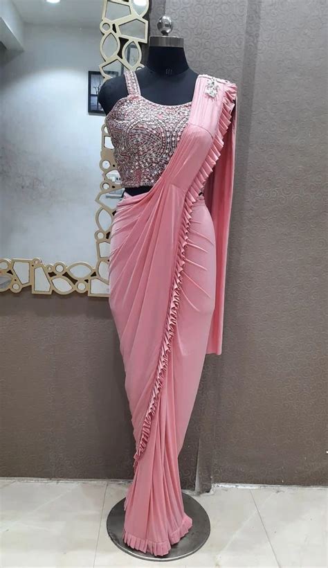 Georgette Bollywood Designer Saree At Best Price In New Delhi Id