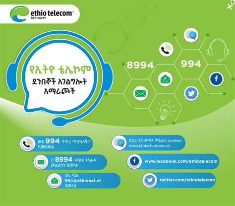 Ethio Telecom የደንበኞች አገልግሎት ማዕከላችን በዘርፈ ብዙ መገኛዎች
