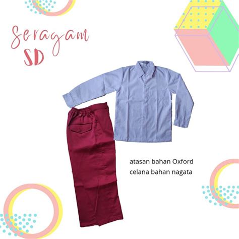 Jual Seragam Sd Merah Putih Panjang Shopee Indonesia