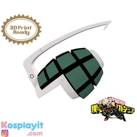 📁 Bakugou Grenade Gauntlets 3d Model Digital File My Hero Academia