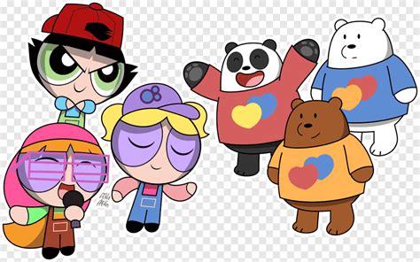 فن المعجبين عمل فني ، فتيات القوة النعيم الصداقة الكرتون Png