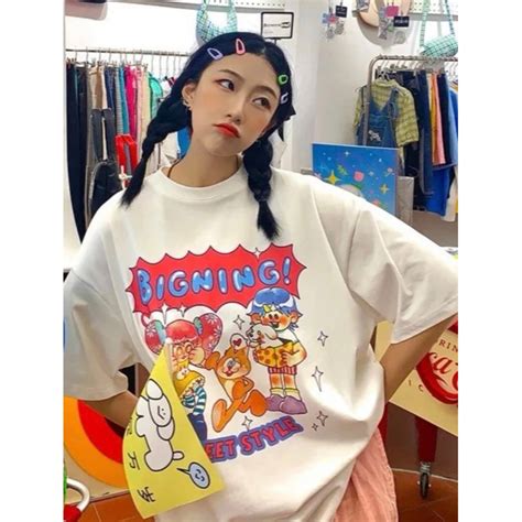 เสื้อยืด Bigning พร้อมส่ง Shopee Thailand