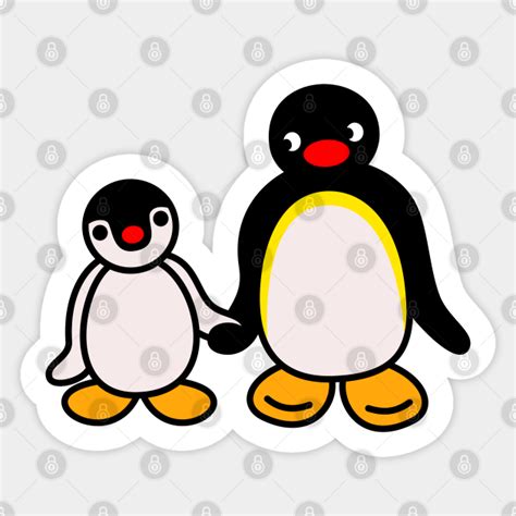 Pingu And Pinga Pingu Sticker Teepublic