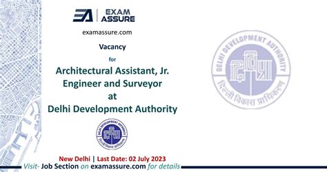 Vacancy For Architectural Assistant Jr Engineer And Surveyor At Delhi