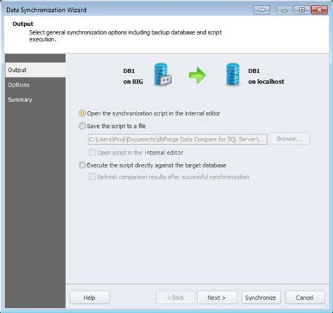 Sql Server An Efficiency Tool To Compare And Synchronize Sql Server