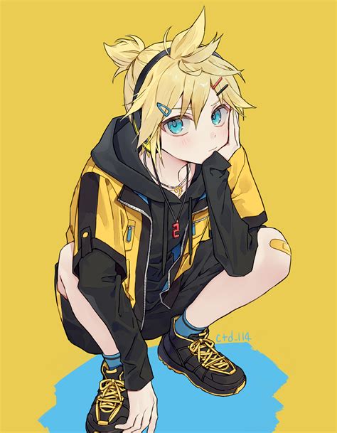 Kagamine Len Vocaloid Drawn By Ctd Danbooru
