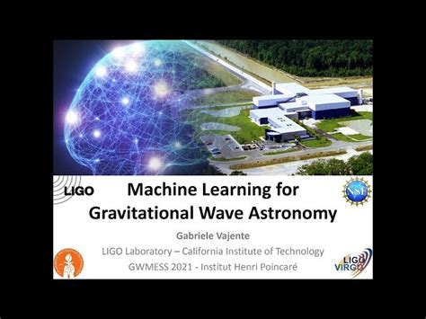Free Video Machine Learning For Gravitational Wave Astronomy From Institut Henri Poincaré