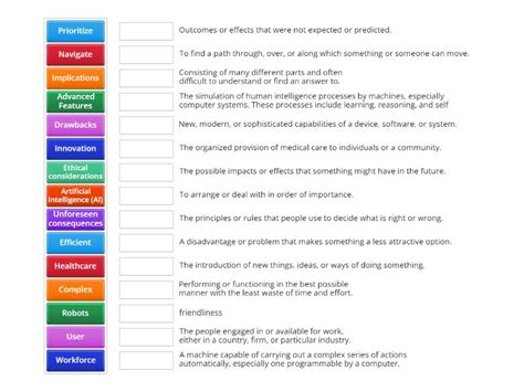 Conditionals Technology Text Match Up