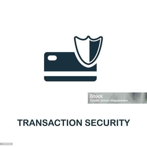 트랜잭션 보안 창조적인 아이콘입니다 간단한 요소 그림입니다 트랜잭션 보안 개념 기호 디자인 온라인 마케팅 컬렉션에서 웹 디자인에