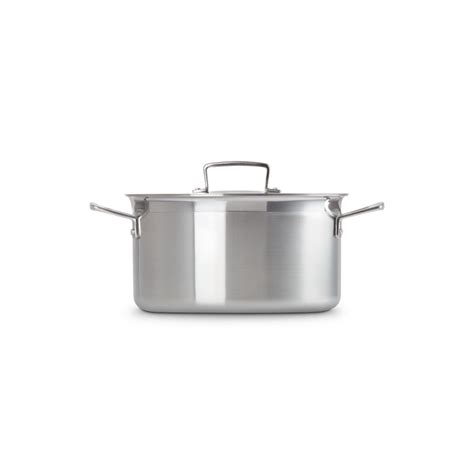 Le Creuset 3ply Stainless Deep Casserole 24cm Total Food Equipment Nz