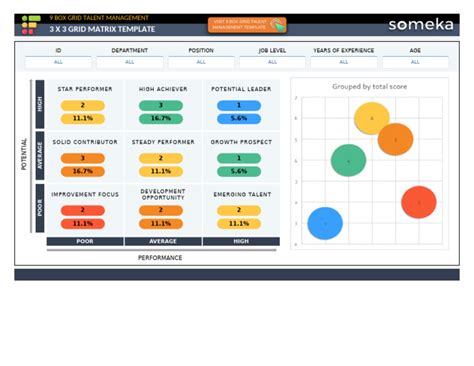 3x3 Grid Matrix Template Someka Example Excel V1 Pdf