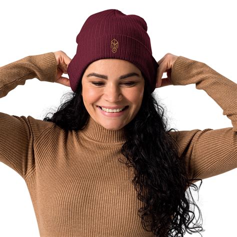 Liliums Symbol Organic Ribbed Beanie Liliums Imaginarium Tattoo