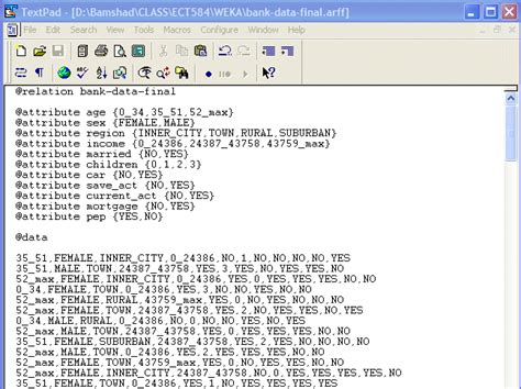 data preprocessing in weka