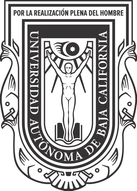 Escudo Uabc 17 Nov 2017 Bn Positivo Crest Clipart Large Size Png