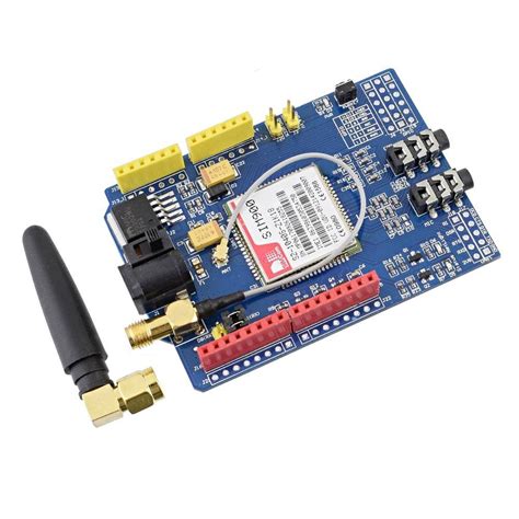 Shield Pro Pratformu Arduino Uno Gsm Modul Sim900 Vestavěná Anténa