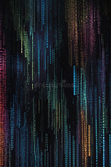 digital pixelated or bit patterns symbolizing data and communication
