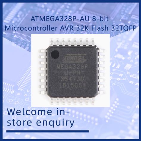 Atmega328p Au ไมโครคอนโทรลเลอร์ 8 บิต Avr 32k แฟลช 32tqfp Shopee Thailand