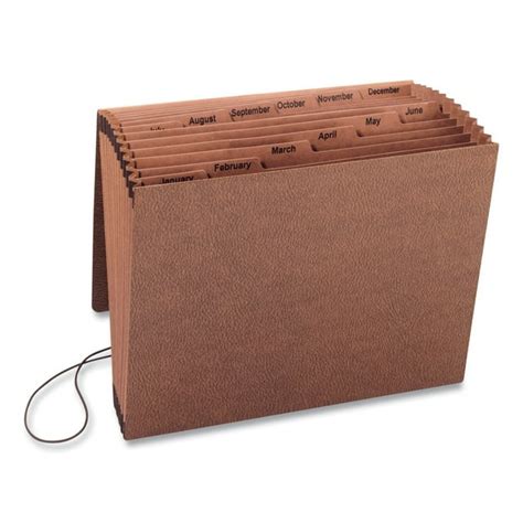 Smead Tuff® 12 Pocket Expanding File Folder Organizer Monthly Tabs