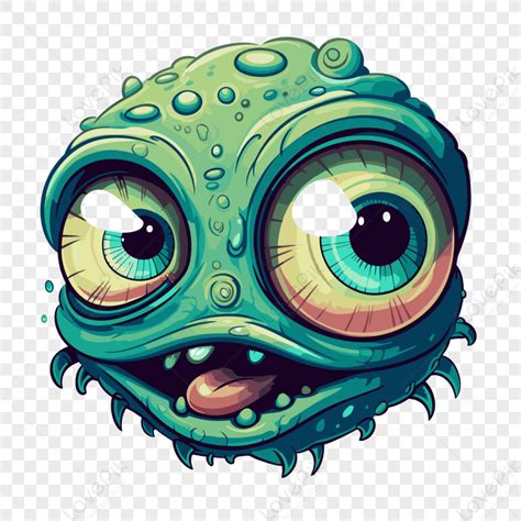 괴물의 눈 벡터클립 아트상표만화 Png 일러스트 무료 다운로드 Lovepik