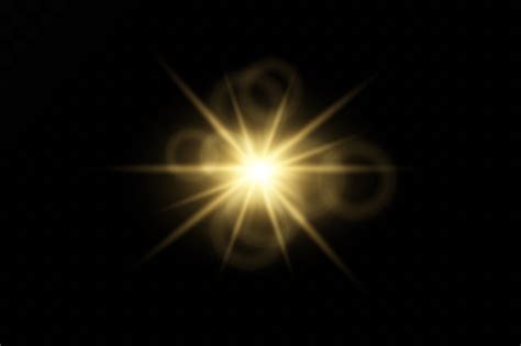 투명한 배경에 깜박임 조명 및 반짝임 세트 밝은 금이 깜박이고 눈부심 추상 황금 빛 고립 빛의 밝은 광선 개체 그룹에 대한 스톡 벡터 아트 및 기타 이미지 Istock