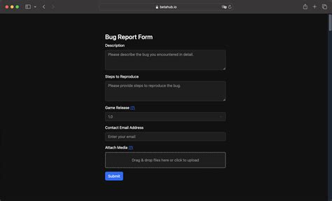 Betahub The Ultimate Game Bug Submission Service For Your Community