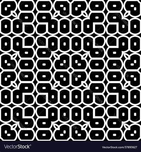 Design Seamless Monochrome Pattern Royalty Free Vector Image