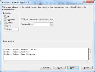How To Extract A List Of All The Files And Folders Within A Windows OS Folder Onto Excel
