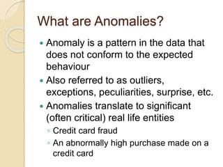 Anomaly Detection Via PCA PPT