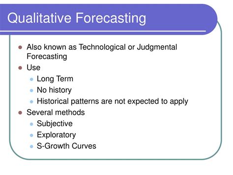 Ppt Qualitative Forecasting Powerpoint Presentation Free Download