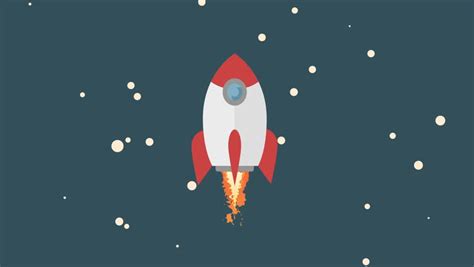 Flying Rocket In Space 4k Animation Stock Footage Video 17250742 Shutterstock