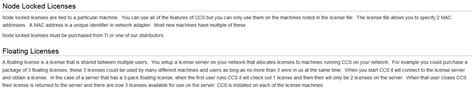 CCS License Query Code Composer Studio Forum Code Composer Studio TI E E Support Forums