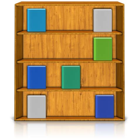 Bookshelf Display Great Powerpoint Clipart For Presentations
